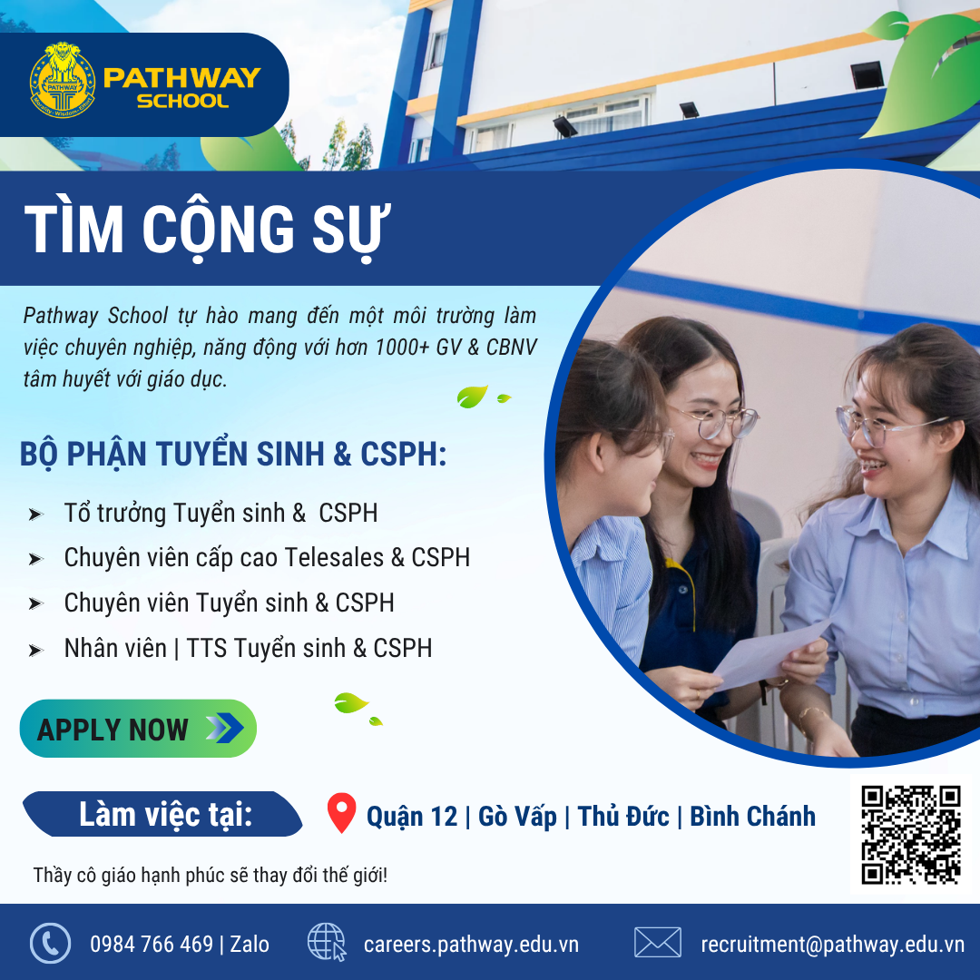 Tổ trưởng | Chuyên viên Tuyển sinh & Chăm sóc phụ huynh - Quận 12 ...